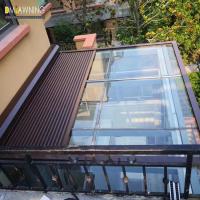 China Aluminum Motorized Conservatory Awning Roof Retractable Roller Shutter for sale