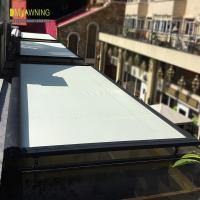 China Aluminum Waterproof Retractable Skylight Shade Sunroom Roof Awning for sale