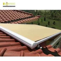 China Aluminum Waterproof Retractable Skylight Shade Sunroom Roof Awning for sale