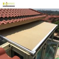 China Aluminum Waterproof Retractable Skylight Shade Sunroom Roof Awning for sale