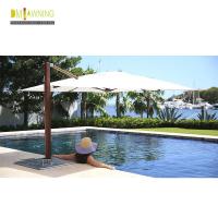 China Polyester Olifen Acrylic Beach Aluminium Umbrellas Outdoor for sale