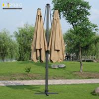 China Hanging Aluminium Outdoor Patio Umbrella For Balcony Square Cantilever Umbrella for sale