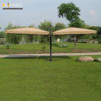 China Hanging Aluminium Outdoor Patio Umbrella For Balcony Square Cantilever Umbrella for sale
