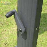 China Hanging Aluminium Outdoor Patio Umbrella For Balcony Square Cantilever Umbrella for sale