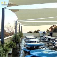 China HDPE Outdoor Sun Shade Sail Swinmming Poor triangle shade sail for sale