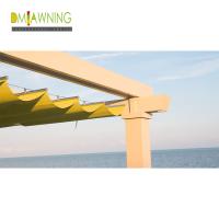 China Manually Retractable Sun Shade Sail Slide  Wire Canopy Pergola Kit 85% Uv Protecting for sale