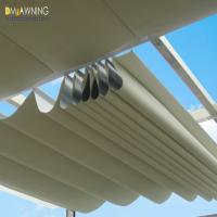 China Sus316 Fabric Waterproof Retractable Cover Pergola Sliding retractable pergola canopy for sale