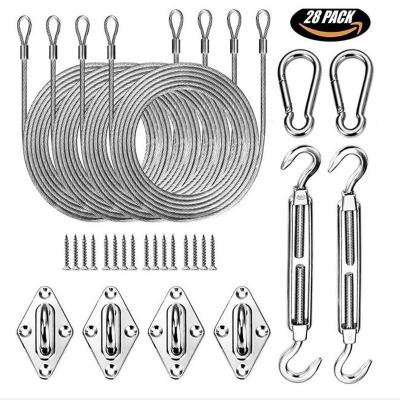 China Stainless Steel 316 Roof Sun Sail Parts Outdoor for sale