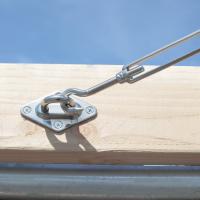 China Stainless Steel 316 Roof Sun Sail Parts Outdoor for sale