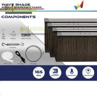 China Wave Roof retractable shade pergola Ceiling Awning Shade Fabric Retractable Pergola Canopy for sale