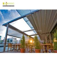 China Waterproof Retractable PVC Pergola Awning for sale