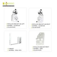 China Motorized Aluminum Awning Wall Bracket Retractable Awning Spare Parts for sale