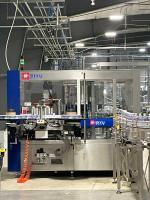 China Fully Automated Hot Melt Labeling Machine with PLC Control for Food & Beverage Industry - 300 BPM Speed for sale