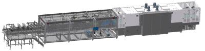 China Automatic Film Water Bottle Shrink Wrapping Machine Single Double Channel with Servo Control System for sale