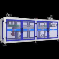 China High Speed Lane Divider Machine for Glass Water Bottle Packaging with Servo Drive & Belt Channel Tracker for sale