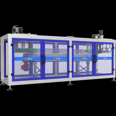 China High Speed Lane Divider Machine for Glass Water Bottle Packaging with Servo Drive & Belt Channel Tracker for sale