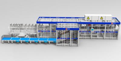 China Horizontal Plastic Water Bottle Shrink Wrapping Machine 220V High Speed with Servo Motor Control and LCD Touch Screen for sale