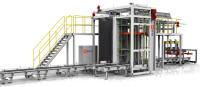 China SUS304 Bottle Packing Machine Unpalletizer - 2500mm Height with RS60 Chain Drive for Aluminum Cans & PET Containers for sale