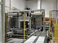 China Semi Automatic Plastic Bottle Packaging Machine Loading Unloading Cage System for Post-Sterilization Lines for sale