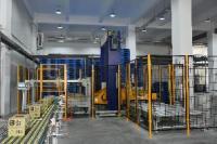 China PLC Touchscreen Single Channel Gantry Palletizer Machine for Bottle Packaging with 1-Channel Capacity for sale