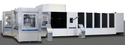 China PLC Controlled PET Bottle Shrink Wrapping Machine for 200ml-1500ml Beverage Bottles with 8000-36000 BPH Capacity for sale