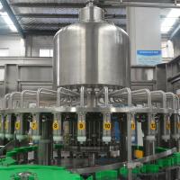 China 380V Hot Filling Line for Fruit Drink Bottling - 1,000-32,000 BPH Capacity with 85-92℃ Sterilization for sale