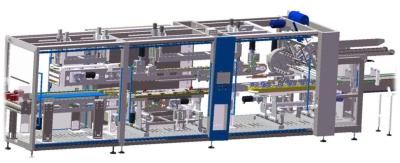 China High-Speed PLC-Controlled PET Bottle Can Combo Packaging Machine 2x2 2x3 Pack Specs for sale