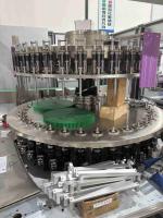 China 42000BPH PLC Control Automatic Hot Melt Labeling Machine for Square Round Bottles 24 Stations for sale