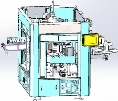 China Automatic Hot Melt Round Bottle Labeling Machine 12000-18000 BPH 60% Glue Saving for sale