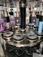 China 24-Station Full Auto Label Applicator for Plastic Box QR Code Security Seal Labels 24000 BPH for sale