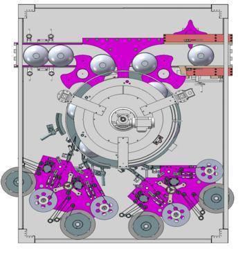 China 9-Station Automatic Sticker Labeler 380V 6KW for Round Containers up to 180mm for sale