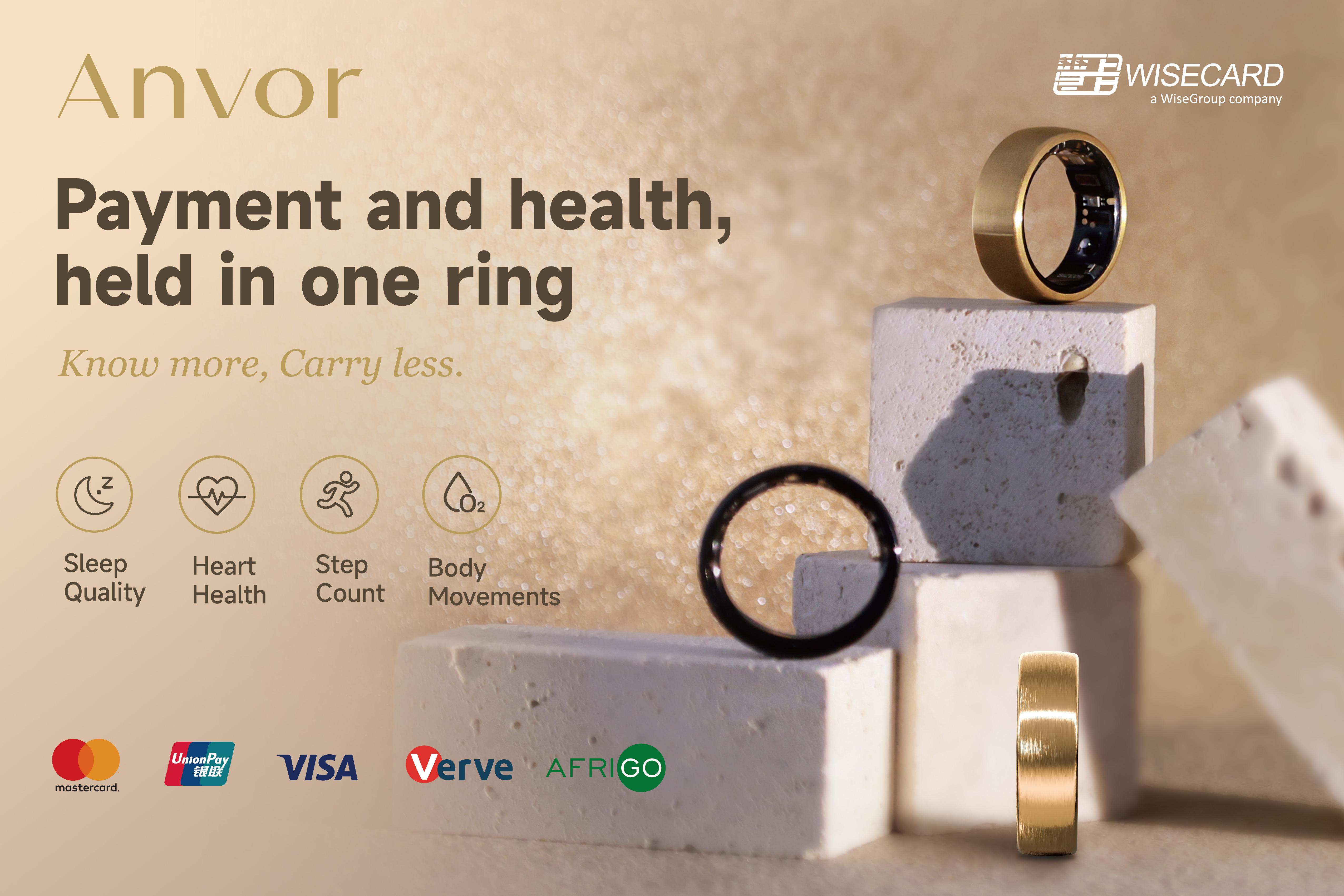 ANVOR Smart Ring - NFC Payment and Health Tracking