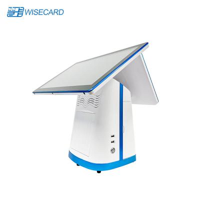 China Wisecard WCT-C1 Dual Screen POS Terminal 15.6 Inch All In One Touch POS System for sale