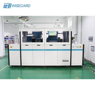 China Wisecard FPL6181H Bank Card Personalization Machine with 6000 UPH Throughput and 32-Station IC Encoding for sale