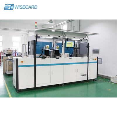 China Wisecard FPL6181H Bank Card Personalization Machine with 6000UPH Throughput and 32 IC Encoding Stations for sale