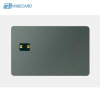 China WCT Wisecard Black NFC Metal Business Card 13.56MHz NTAG213 Customizable for sale