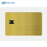 China WCT Wisecard Stainless Steel Metal Blank Card Custom Precision Etched Name Tag CR80 86x54mm for sale