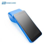 China Wisecard WCT-T80 Android POS Terminal with 5.5-inch Touchscreen, 5000mAh Battery and Magnetic Stripe Reader for sale
