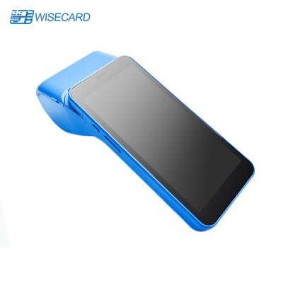 China Wisecard WCT-T80 Android POS Terminal 5MP Camera 5000mAh Battery EMV NFC for sale