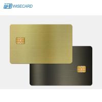 China Wisecard CR80 Smart Card 85.5x54mm Matt Glitter Metallic Chip Card for Public Transportation for sale
