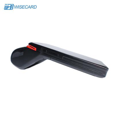 China Wisecard WCT-T80 Android POS Terminal 5MP Camera 5000mAh Battery WiFi 4G EMV for sale
