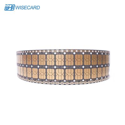 China Wisecard 32-bit CPU NFC Metal Smart Card 152KB EEPROM ISO 7816 Contactless for sale
