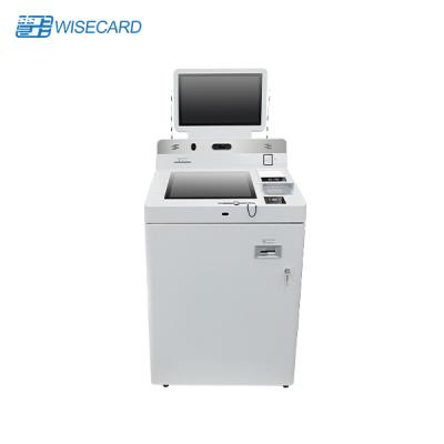 China Wisecard Smart Teller Machine EMV Kiosk with 15.6 Inch Touch Screen Intel Core I5 for sale