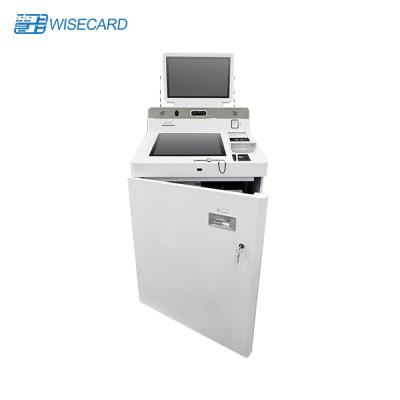 China Wisecard Smart Teller Machine Self-Service Banking Kiosk with 21.5 Inch Display and 60 Second Card Issuance for sale