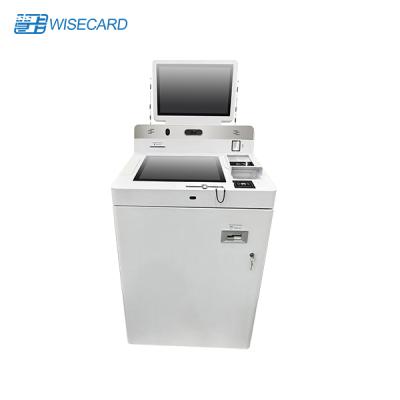 China Wisecard Smart Teller Machine 21.5 Inch Touch Screen Card Issuance Kiosk for sale