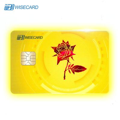 China LED Glow Smart Card with 360 Edge Lighting for Events and Access for sale