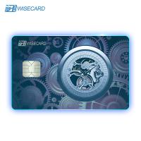 China LED Illuminated Smart Card with 360° Edge Glow for VIP Services for sale