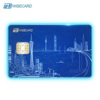 China Custom LED Credit Cards with Four-Edge Glow for Secure Payments for sale