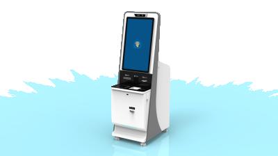 China Wisecard WCT K-530 32 Inch Smart Teller Machine Intel i5 8GB RAM Instant Card Issuance for sale