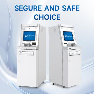 China Wisecard D10 Wall & Lobby ATM Terminal Dispensing OCR Serial Number Recognition Anti-Skimming Card Reader Self-Service Banking ATM Machine for sale